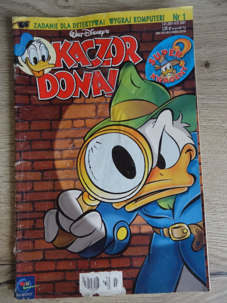 DISNEY__ KOMIKS KACZOR DONALD__ nr 1/2001 | Ostrołęka | Kup teraz na Allegro Lokalnie