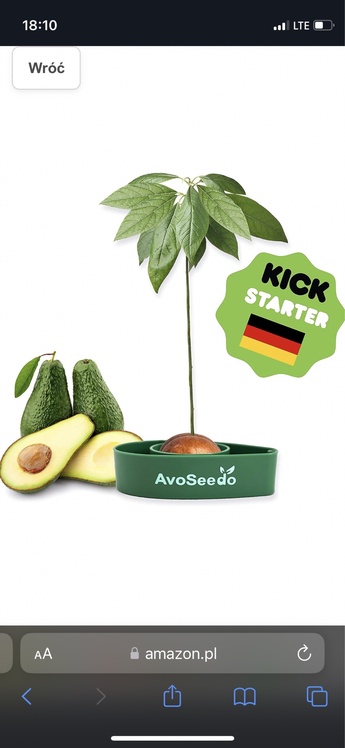 Doniczka do awokado | Środa Wielkopolska | Kup teraz na Allegro Lokalnie