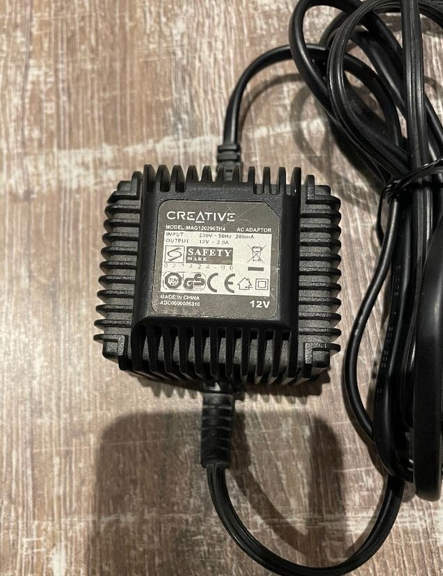 Oryginalny zasilacz głośników CREATIVE 12v 2,9A | dąbrówno | Kup teraz ...