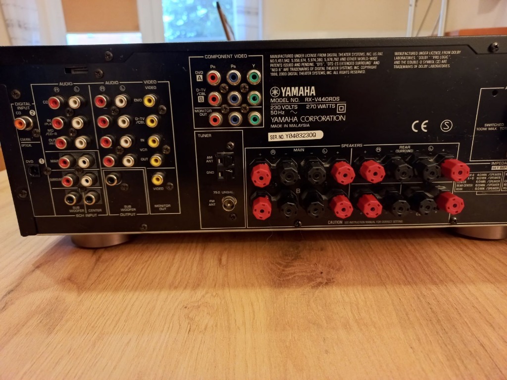 Amplituner Yamaha RX-V440RDS 6.1 czarny | Szczecin | Kup teraz na ...