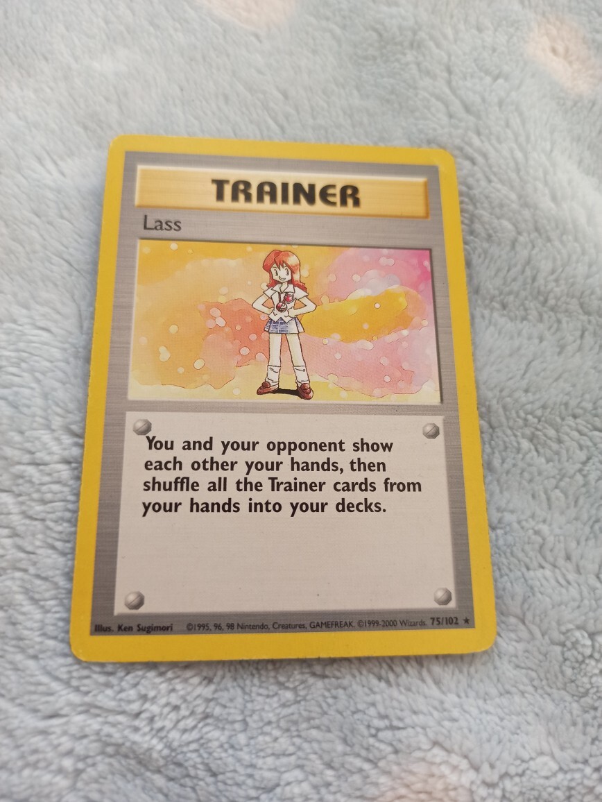 Pokemon Lass 75/102- Rare - Base Set | Opole | Licytacja na Allegro ...