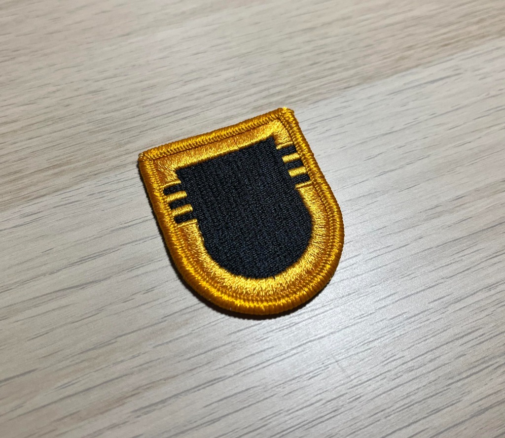 Naszywka US Army 3rd Battalion 509th Infantry Regiment Beret Flash ...