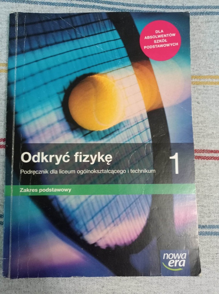 Odkryć fizykę 1 Podręcznik podstawa NOWA ERA | Dynów | Kup teraz na Allegro Lokalnie
