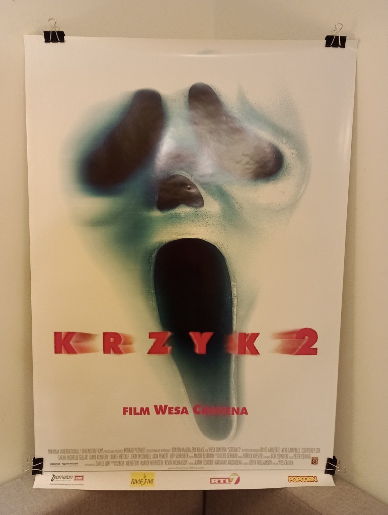 Krzyk 2 Oryginalny plakat kinowy 1997 | Nowe Miasto | Kup teraz na ...