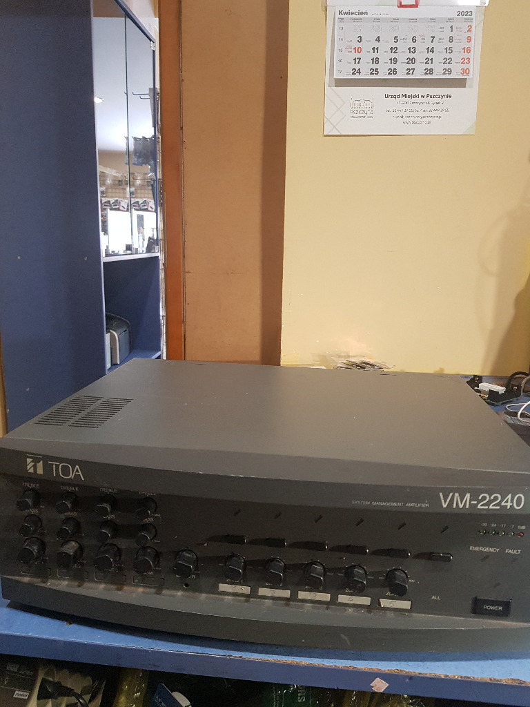Wzmacniacz systemowy TOA VM2240 | Pszczyna | Ogłoszenie na Allegro Lokalnie