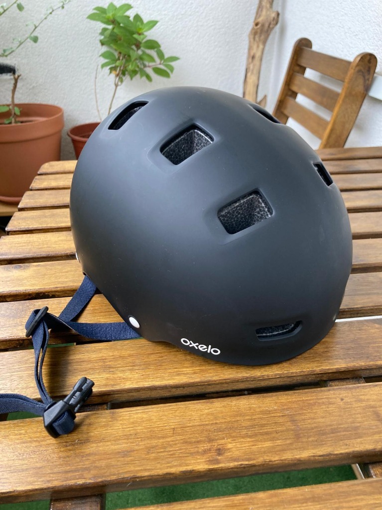 Kask rowerowy Oxelo MF500 black blue (DH010-M) 55-59 cm | Warszawa ...