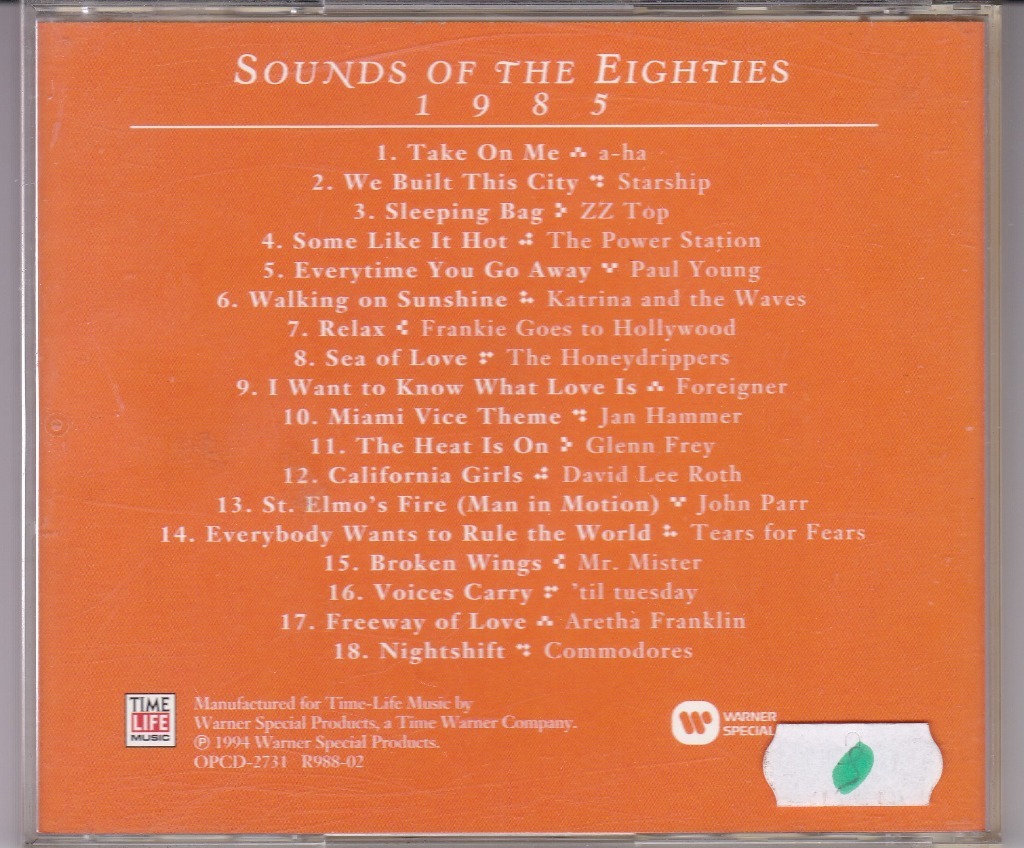 Sounds of the Eighties: .1985 .CD | Warszawa | Kup teraz na Allegro ...