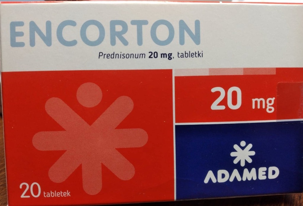 Encorton 20 mg - uwaga, 18 tabletek | Kalety | Kup teraz na Allegro ...