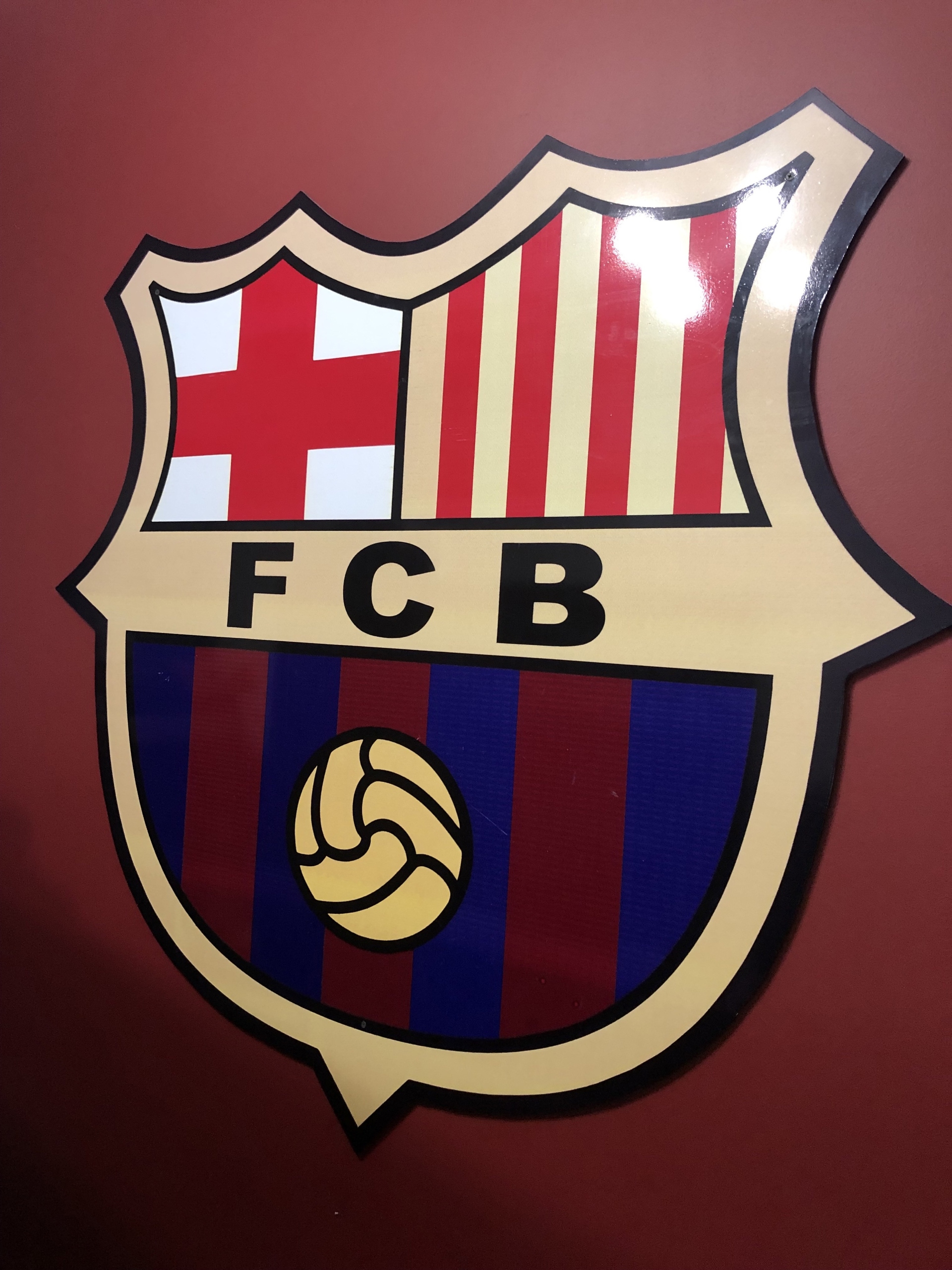 Duży Herb FCB dla fana piłki | Mińsk Mazowiecki | Kup teraz na Allegro ...