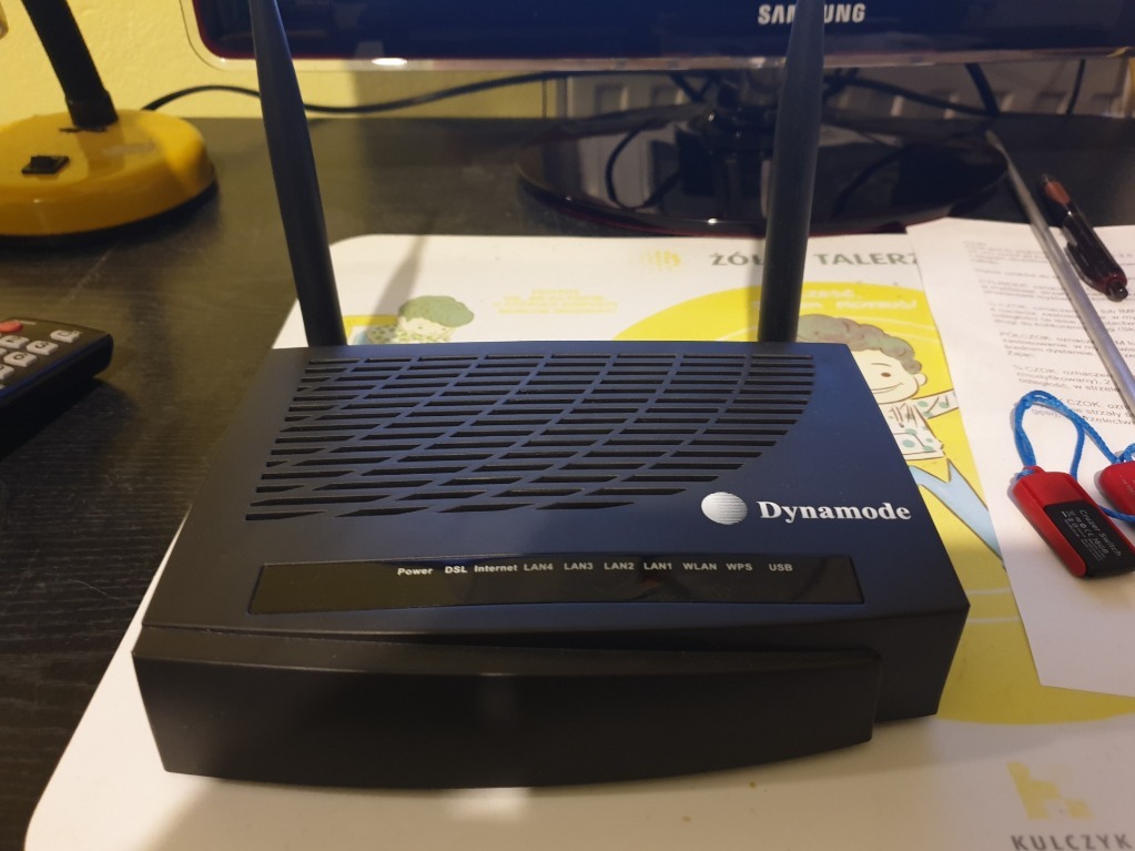 Router Wi-Fi Dynamode R-ADSL411N | OLSZTYN | Kup teraz na Allegro Lokalnie