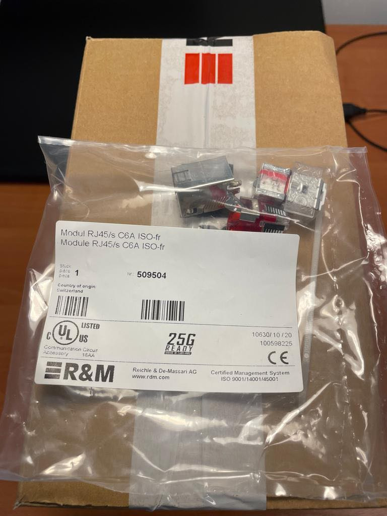 Moduł RJ45 ekrany kategoria 6a ISO Module RJ45 s C6A ISOfr | Gdańsk ...
