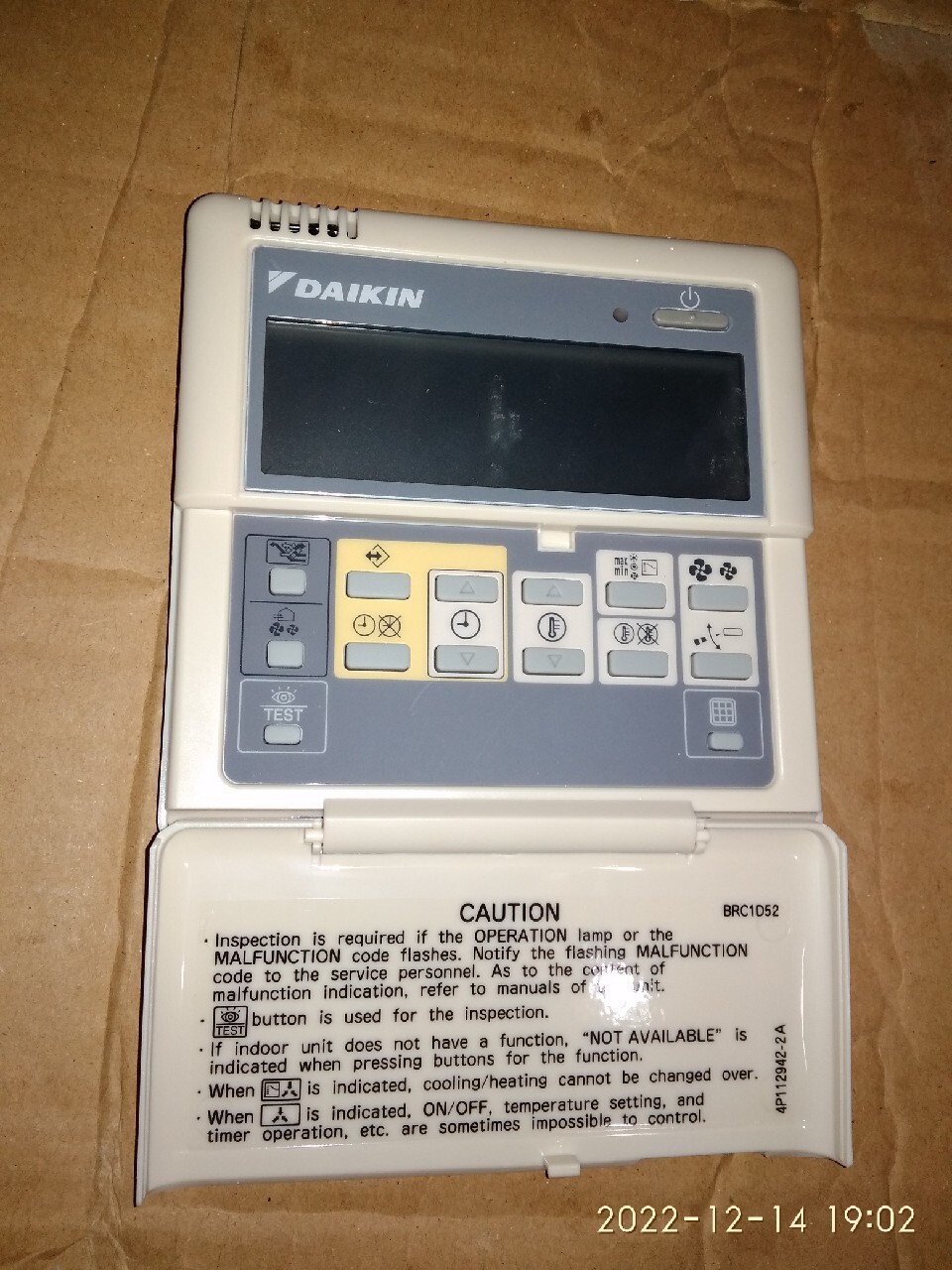 Daikin BRC1D52 sterownik brc1 pilot przewodowy | Warszawa | Kup teraz ...