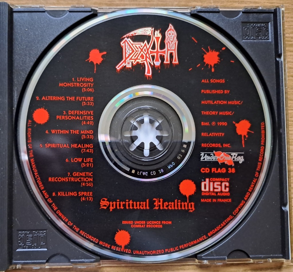 Death – Spiritual Healing - CD 1990 | Ciechanów | Kup teraz na Allegro ...