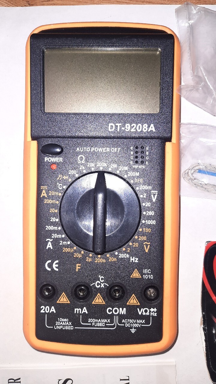 Multimetr miernik cyfrowy DT-9208A #1 | Wieliczka | Kup teraz na ...