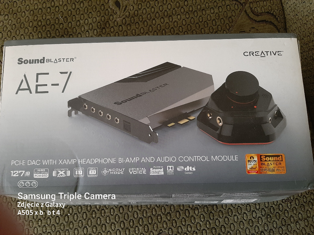 Karta Muzyczna Sound Blaster AE7 | Pietrzykowice | Kup teraz na Allegro ...