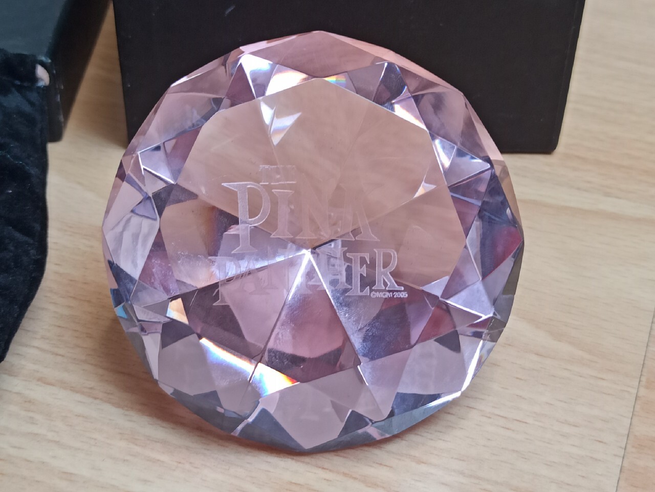 Gadget Różowa pantera szklany diament kryształ | Katowice | Kup teraz na Allegro Lokalnie