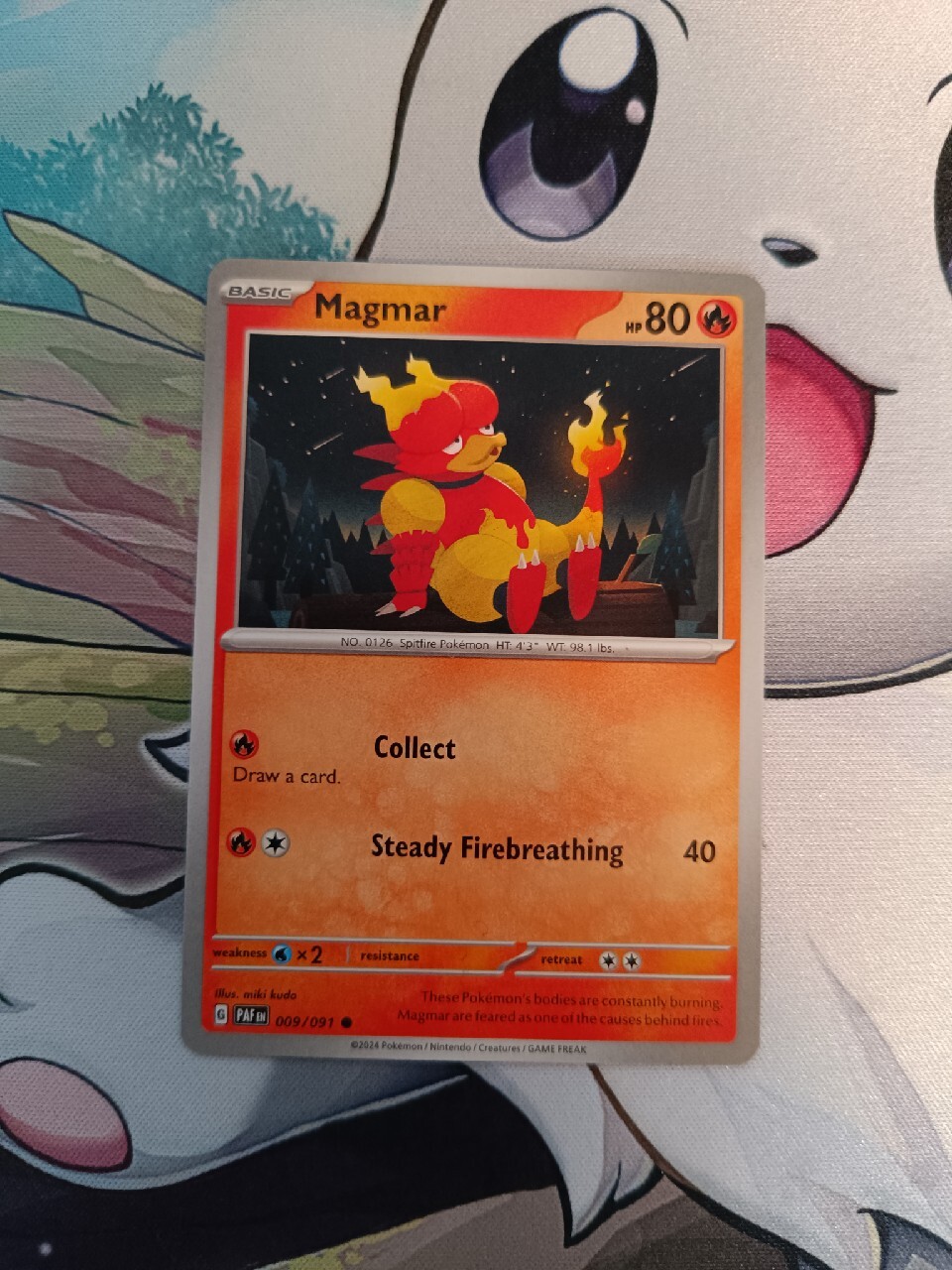 Karta Pokemon Magmar (PAF 009) | Wólka Radzymińska | Kup teraz na ...