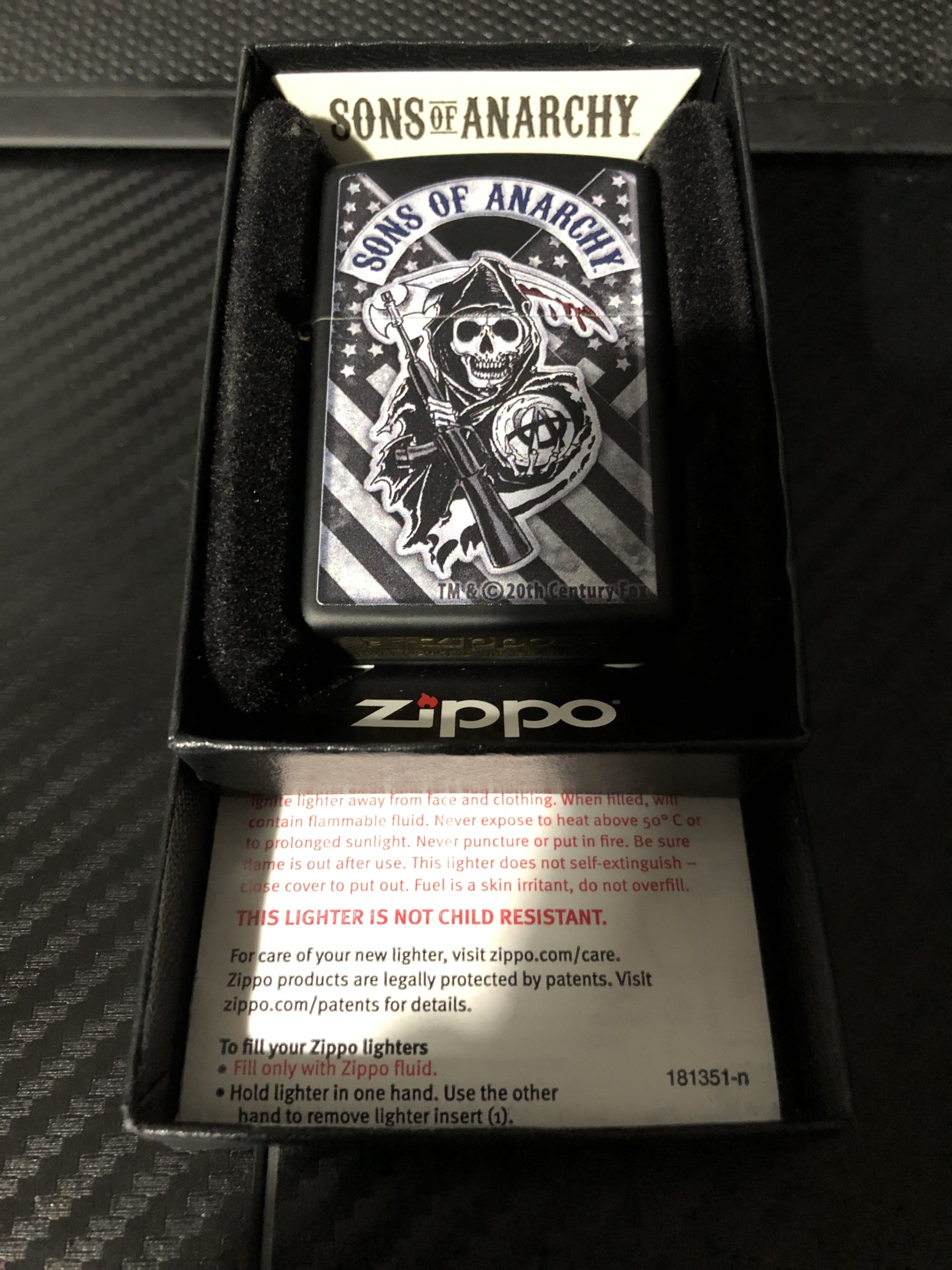 Oryginalna Zippo z kolekcji Sons Of Anarchy | Szczecin | Licytacja na Allegro Lokalnie