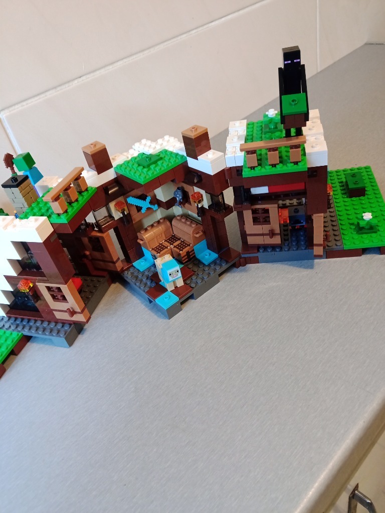 LEGO Minecraft 21134 Baza pod wodospad, kompletny | Poznań | Kup teraz ...