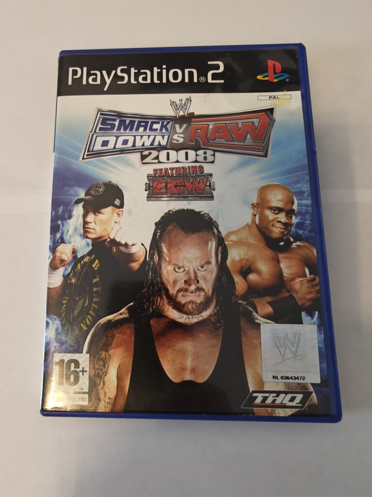 WWE SmackDown vs. Raw 2008 - PS2 (Używana) PlayStation 2 (PS2 ...