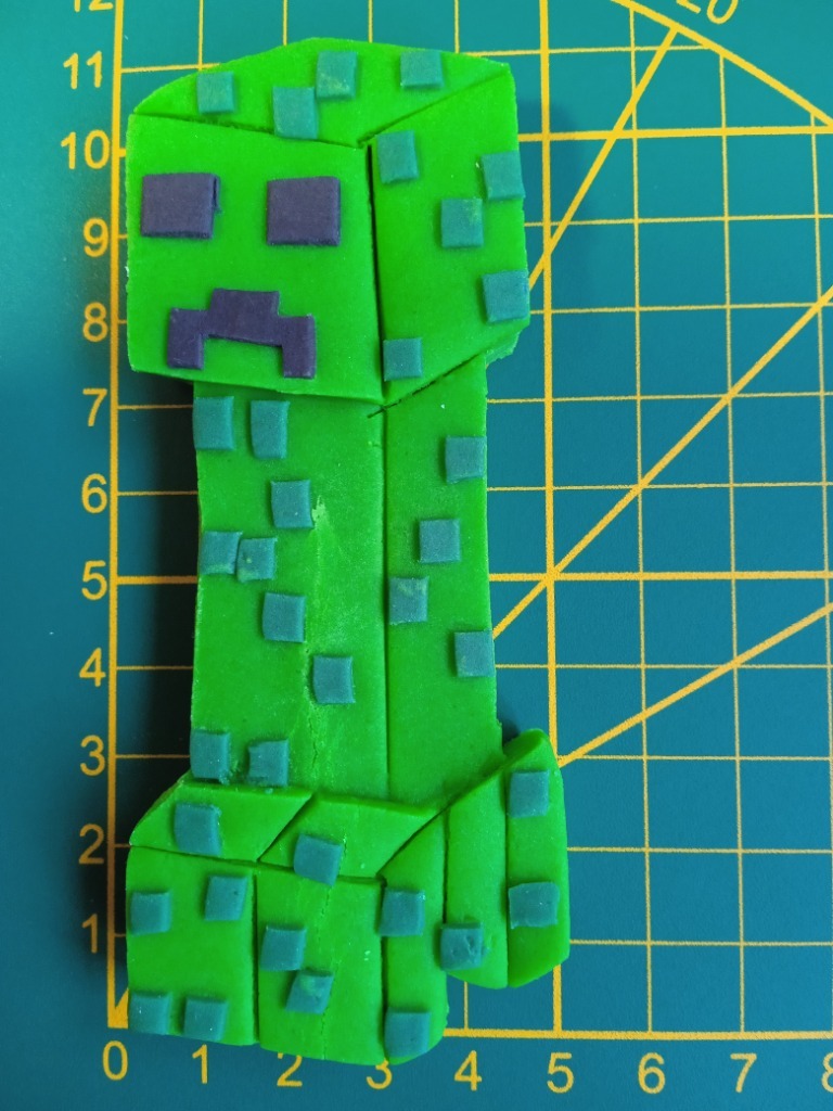 Tort Minecraft 3D 2D Steve Creeper TNT świnka | Jarosław | Kup teraz na ...