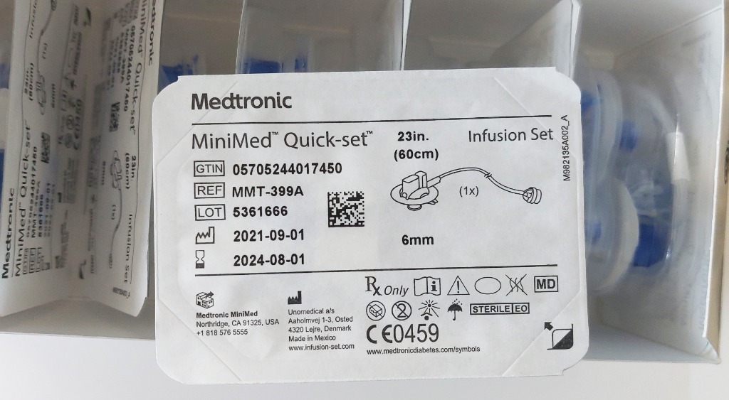 Medtronic MMT-399A 60cm wkłucia Infusion set 2024 | Gruszki | Kup teraz ...