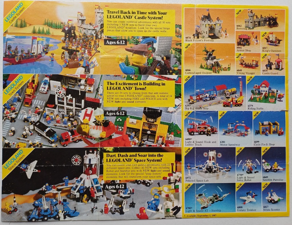 Lego rozkładana broszura 1989 Pewex Vintage Plakat | Ugniewo | Kup ...