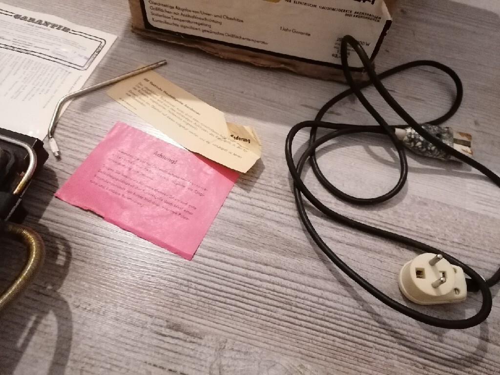 Grill elektryczny prl DDR NRD rfn | Gdynia | Licytacja na Allegro Lokalnie