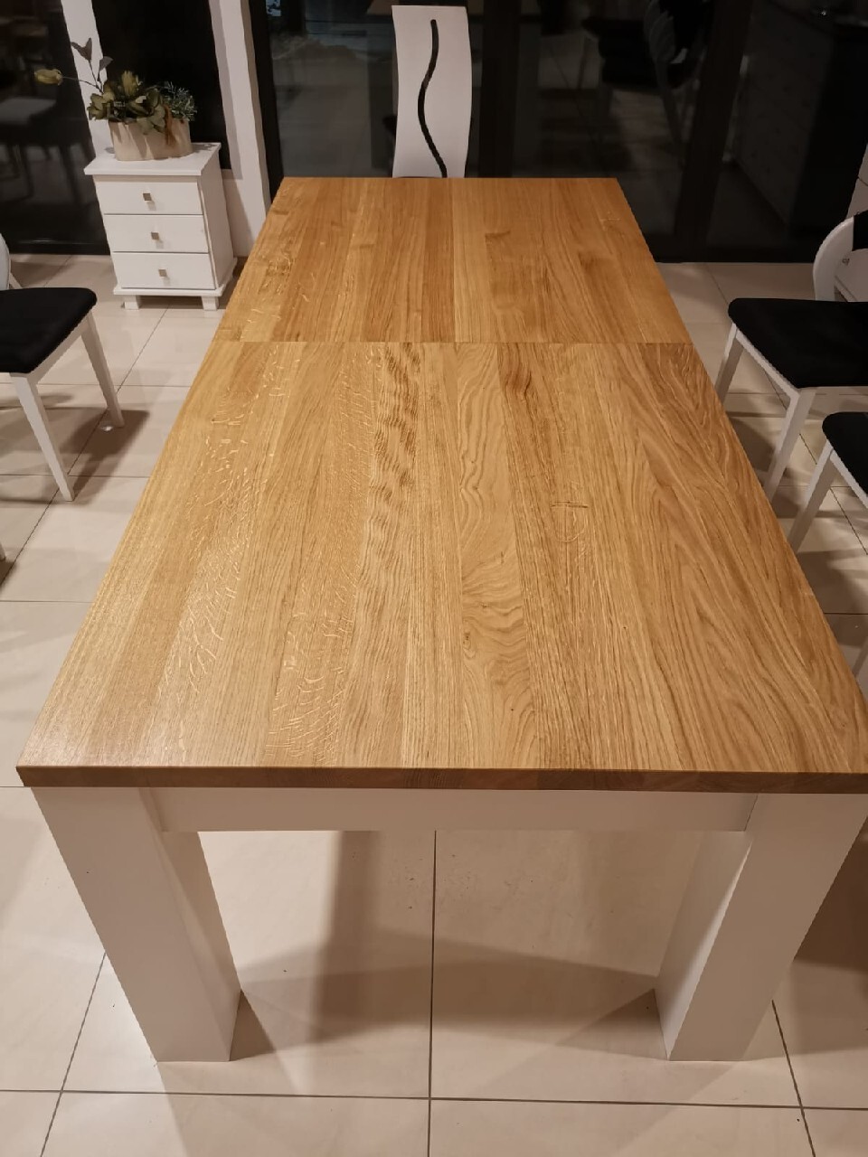 Stól debowy rozkladany stol drewniany lite drewno | Juszczyn | Kup ...