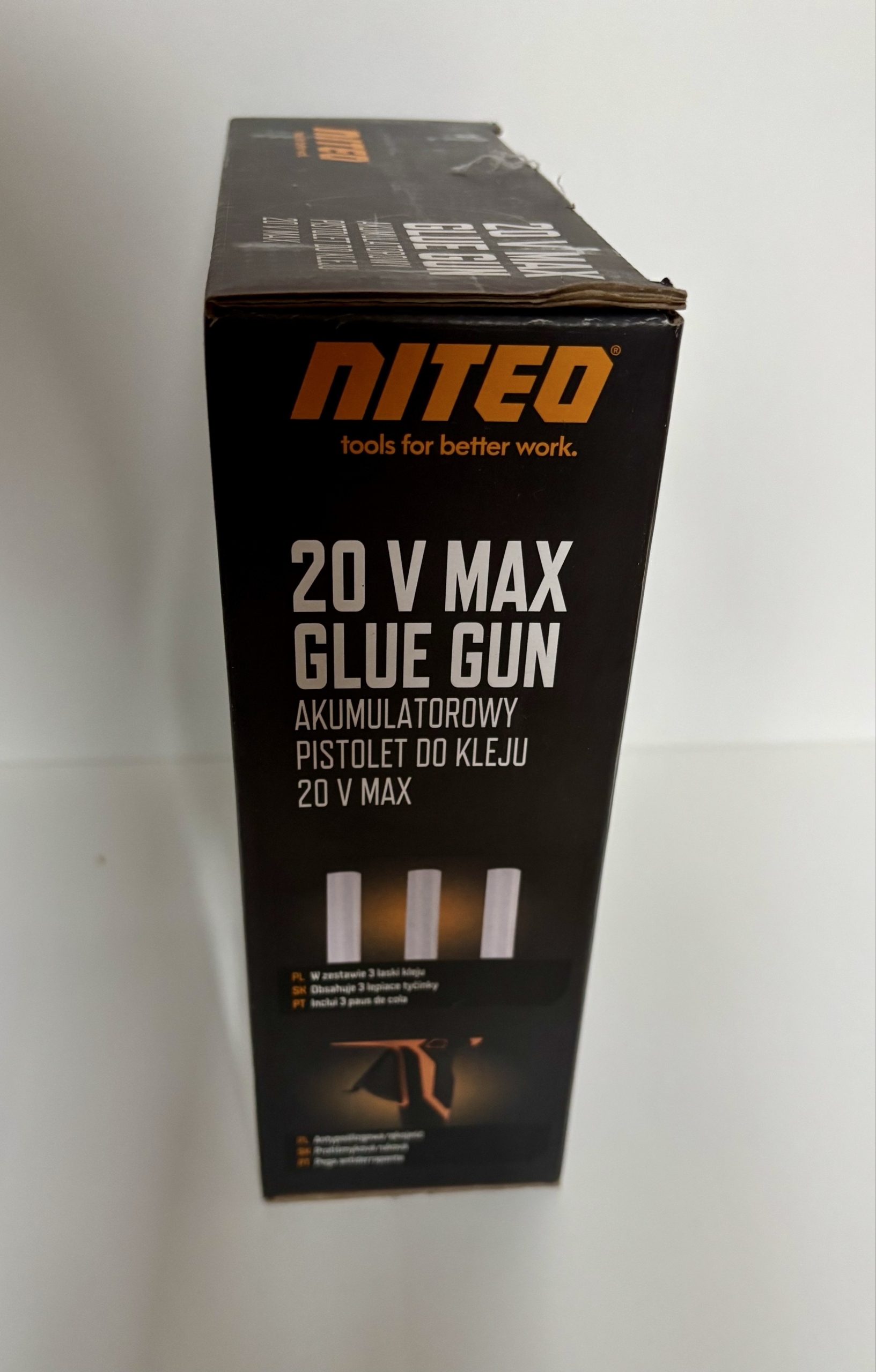 NITEO AKUMULATOROWY PISTOLET DO KLEJU 20V | Sobin | Kup teraz na ...