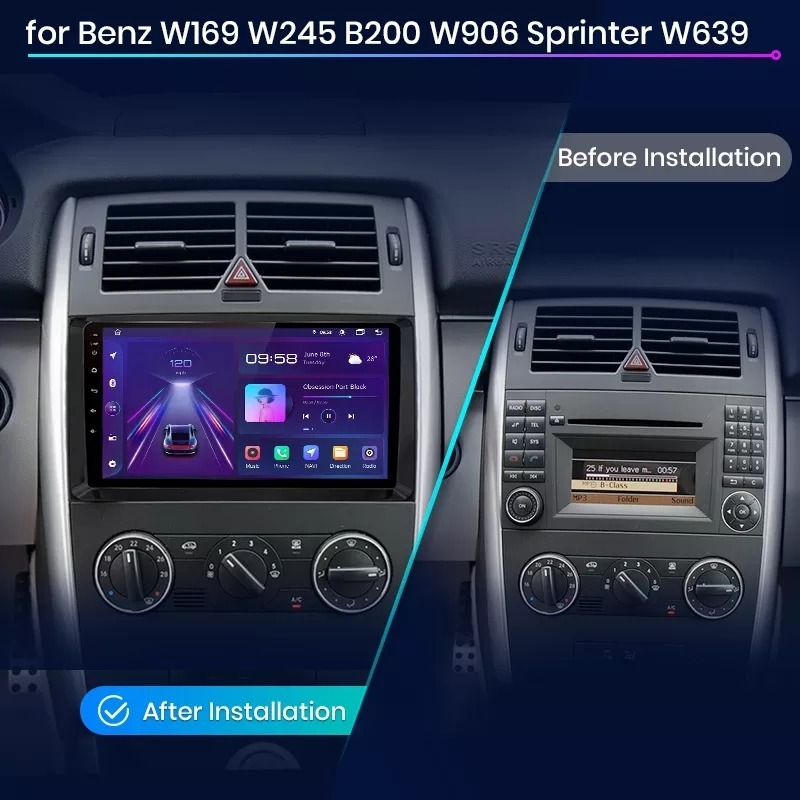 Mercedes Radio nawigacja android w169 w245 w639 | Sosnowiec ...