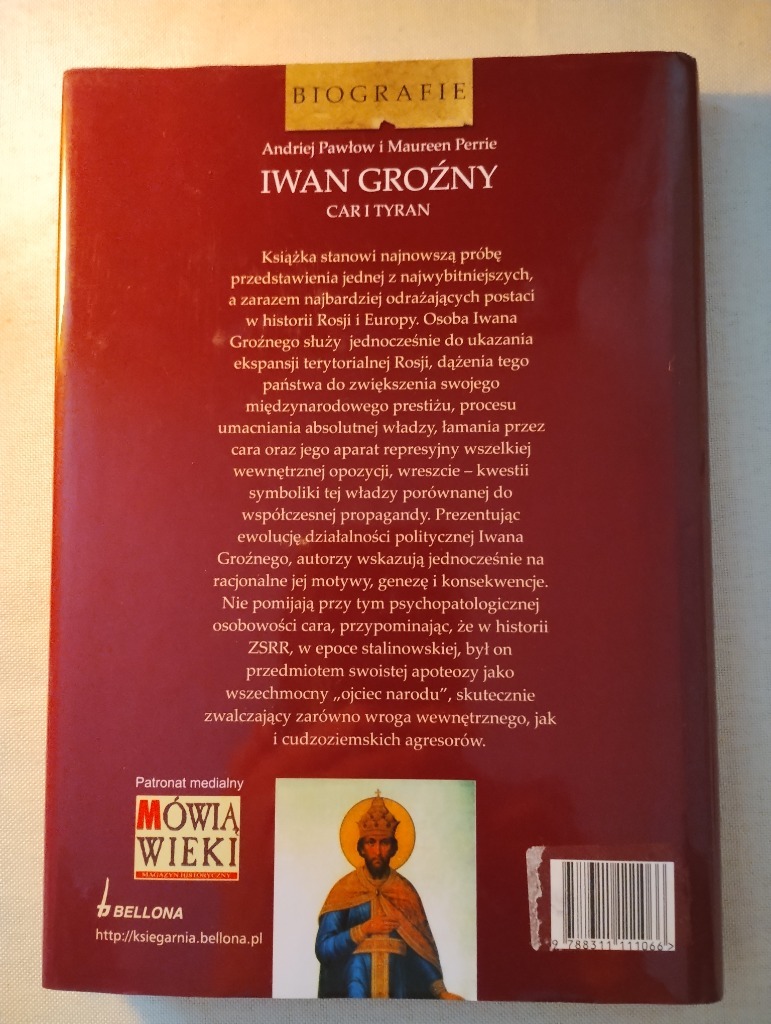Andriej Pawłow, Maureen Perrie - Iwan Groźny | Łuków | Kup teraz na ...