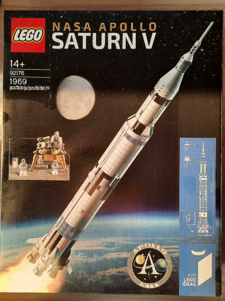 Lego Ideas 92176 rakieta NASA Apollo Saturn V | WARSZAWA | Kup teraz na ...