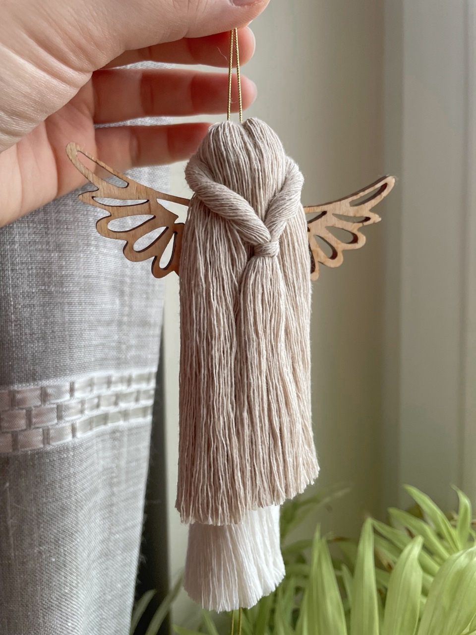 Anioł aniołek Prezent sklejka aniol stroz laleczka | Wrocław | Kup ...