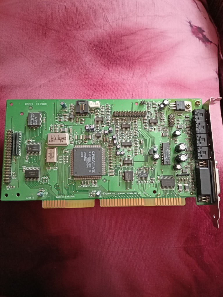 Karta dźwiękowa Sound Blaster 16 na ISA do retro komputerów PC | Tarnów ...
