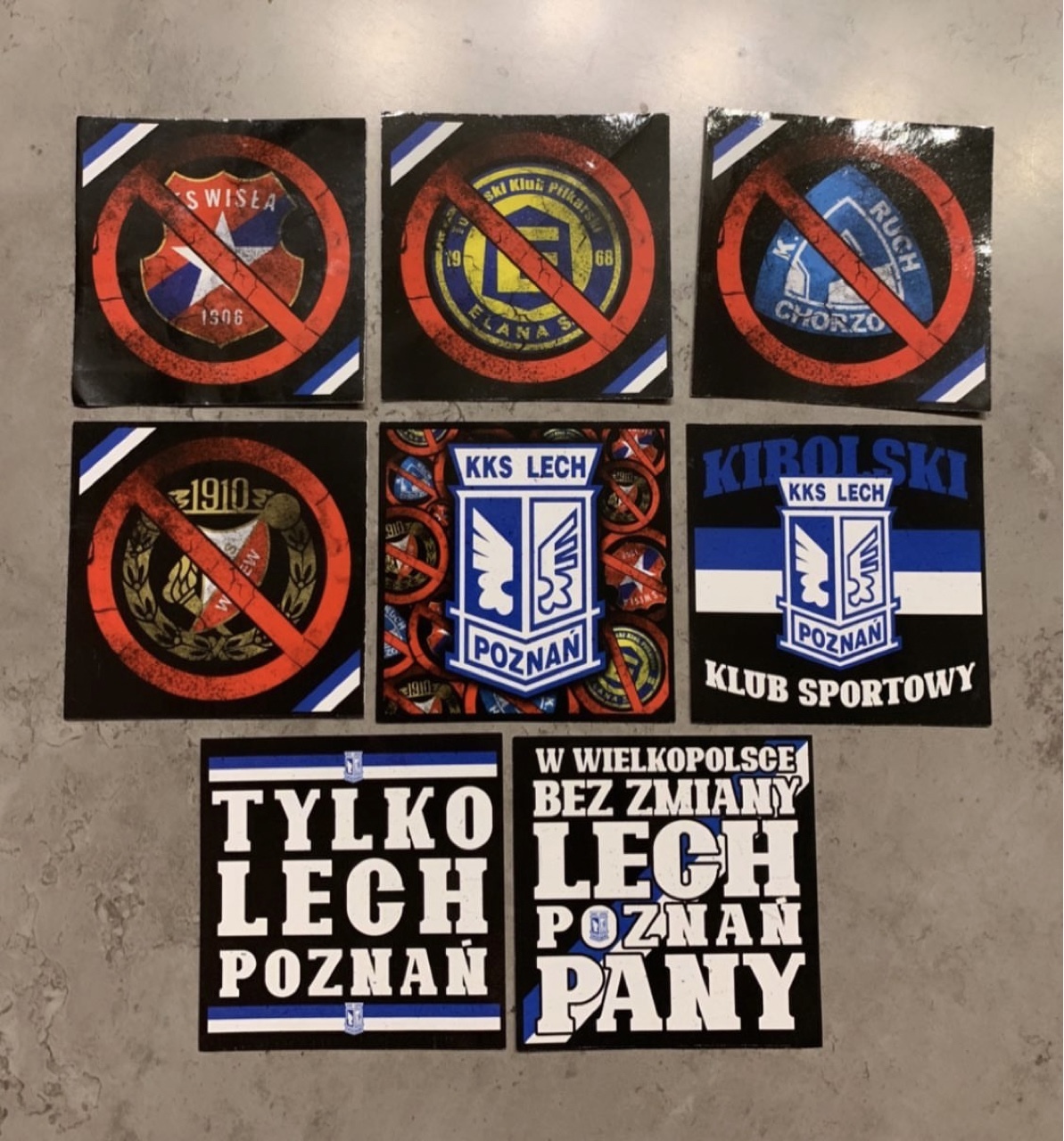 Vlepki Vlepy Naklejki Lech Poznań | Kamionki | Kup teraz na Allegro ...