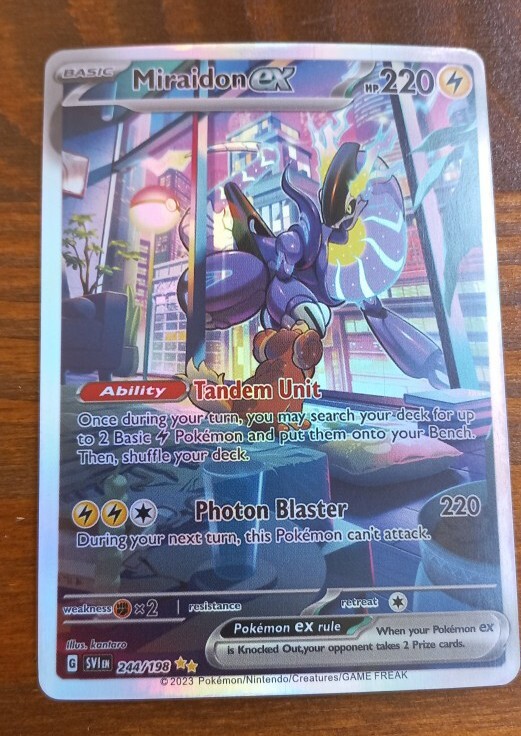 Miraidon ex basic rare pokemon card karta pokemon | Międzychód | Kup ...