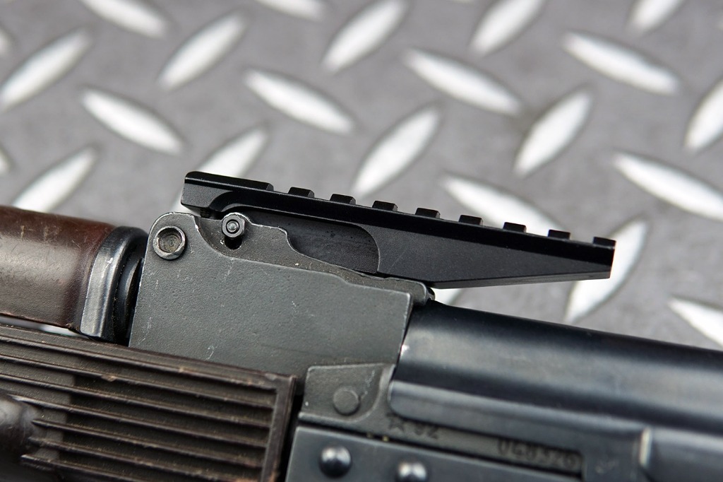 Szyna RIS do AK AKM AK74 AKMS szczerbinka kałach szczerbina kolimator ...