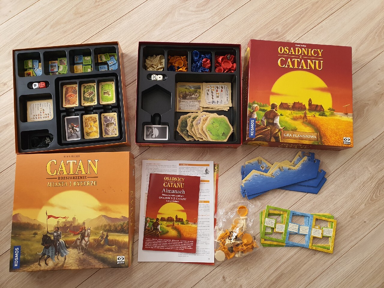Catan (Osadnicy z Catanu) + Miasta i rycerze | Jelenia Góra | Kup teraz ...