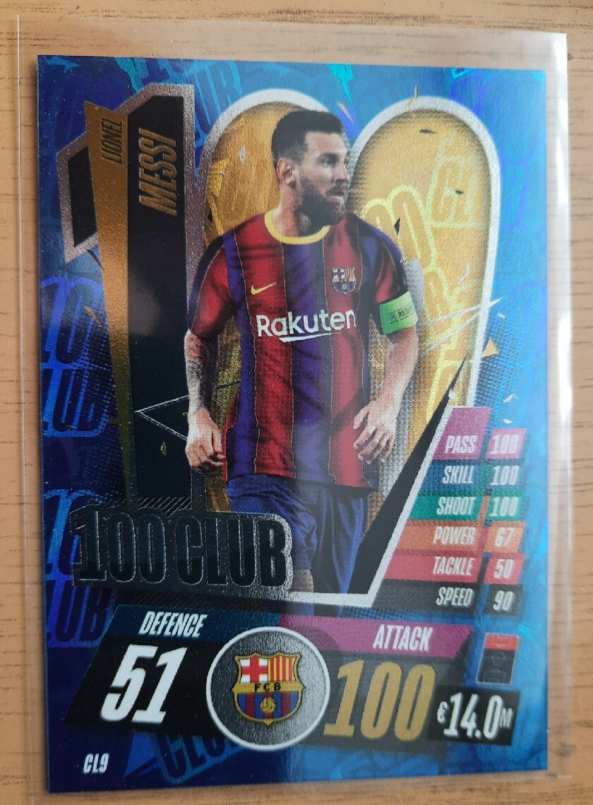 Leo Me 2020 Topps Match Attax 100 Club | Kraków | Kup teraz na Allegro ...