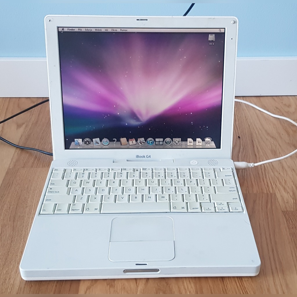 Laptop Apple iBook G4 Mod.A1054 | Drezdenko | Licytacja na Allegro Lokalnie