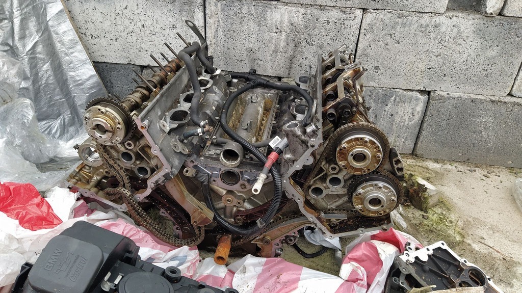 Silnik BMW N62B44 333KM od E63 - słupek | Ruszków Pierwszy | Kup teraz ...