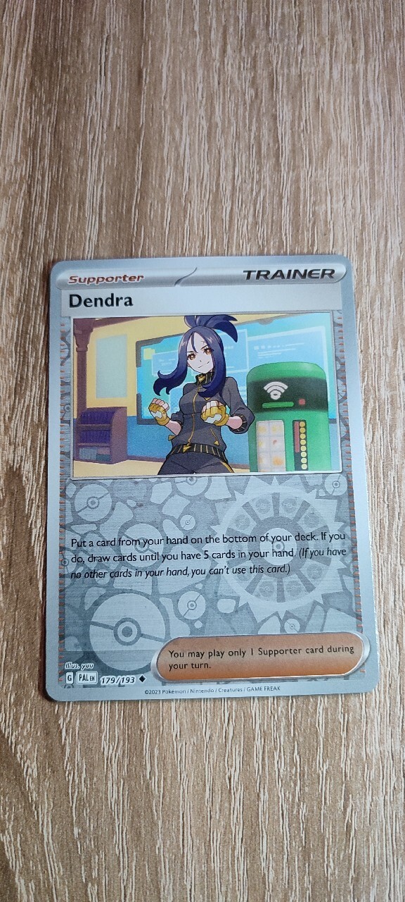 Karta Pokemon Dendra reverse PAL | Gniezno | Kup teraz na Allegro Lokalnie