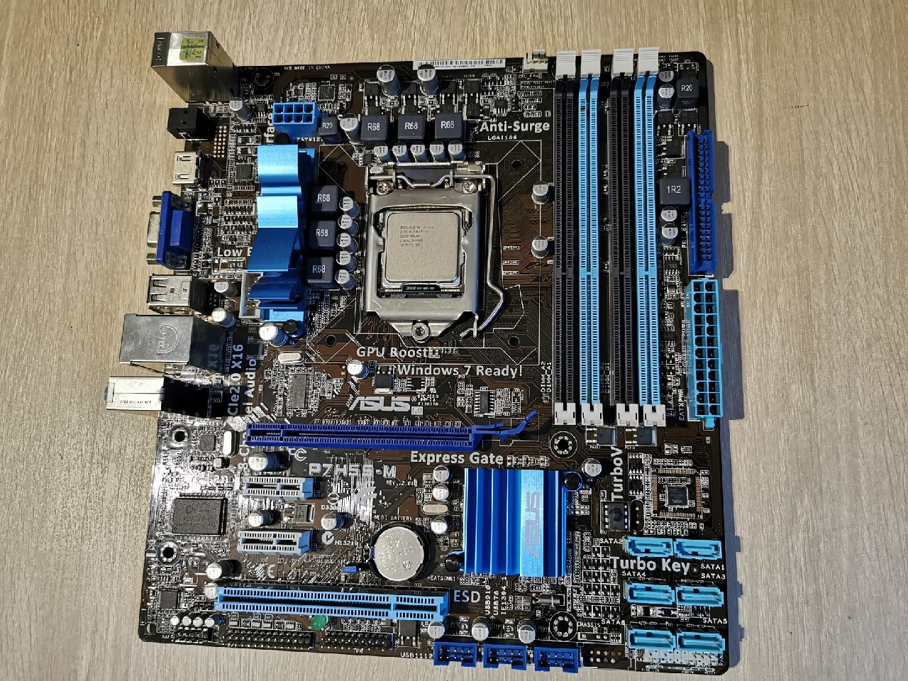 Motherboard Asus P7h55-m Lga1156 CPU I5-750