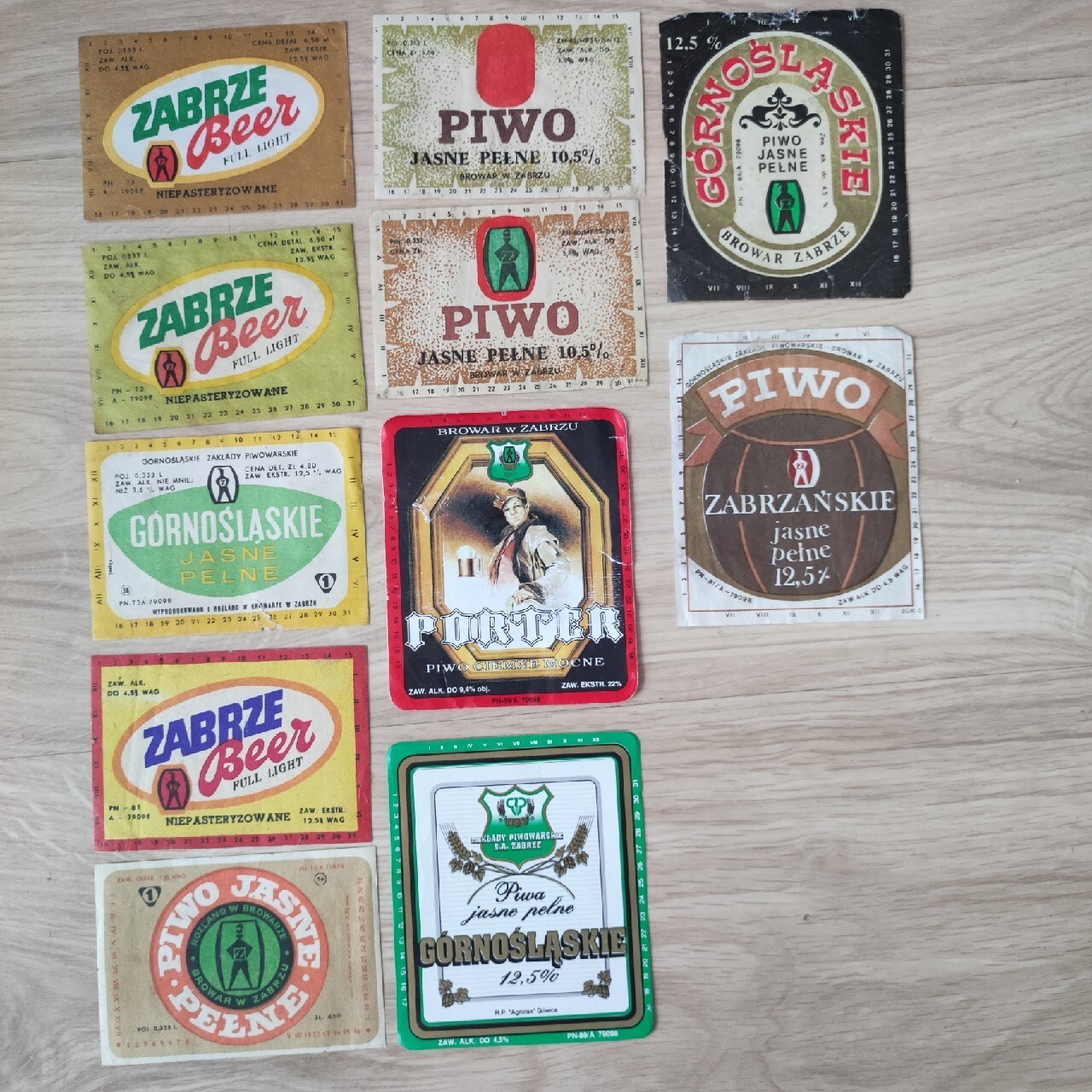 Etykiety po piwie Browar Zabrze | Gdynia | Kup teraz na Allegro Lokalnie