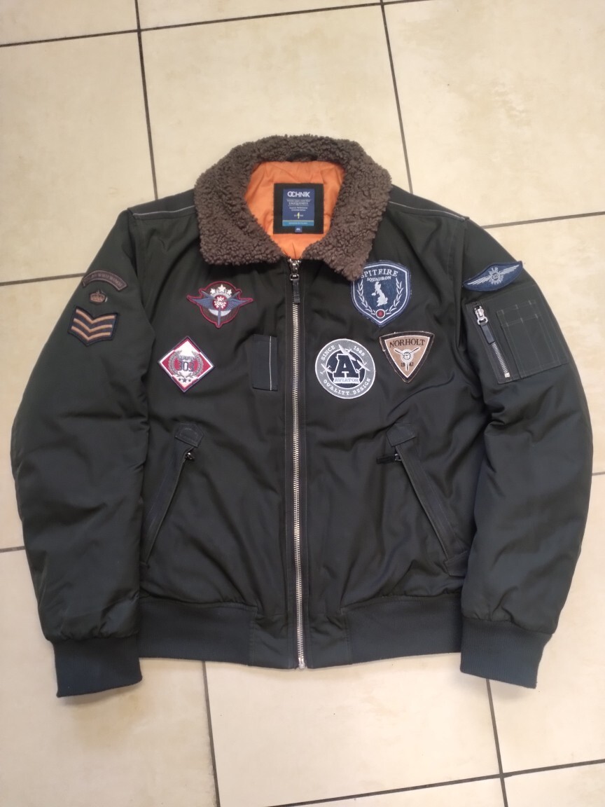 Kurtka pilotka Ochnik RAF Dywizjon 303 4xl | Warszawa | Kup teraz na ...