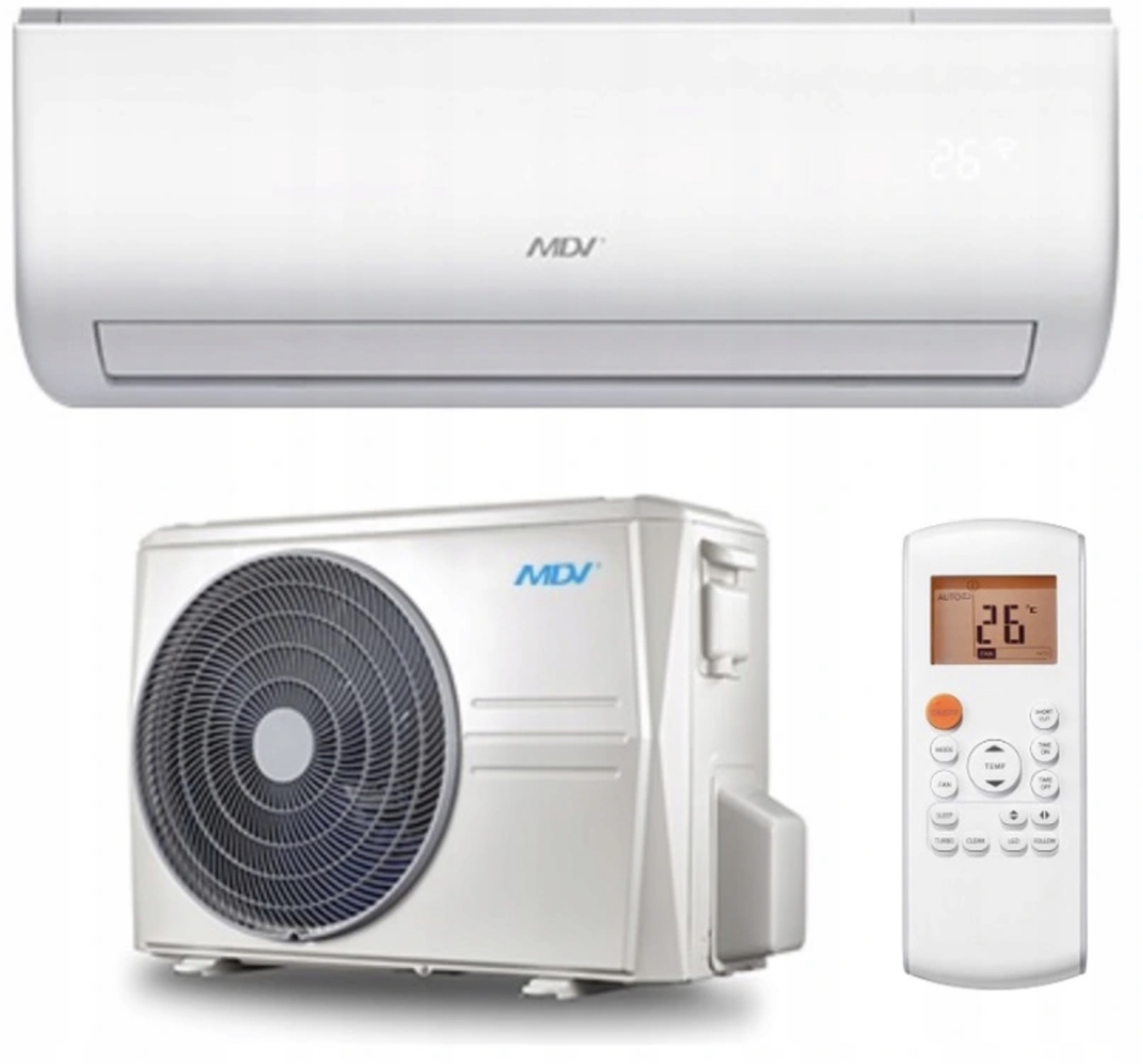 MDV AROMA Klimatyzacja klimatyzator R32 +montaż | Warszawa | Kup teraz ...