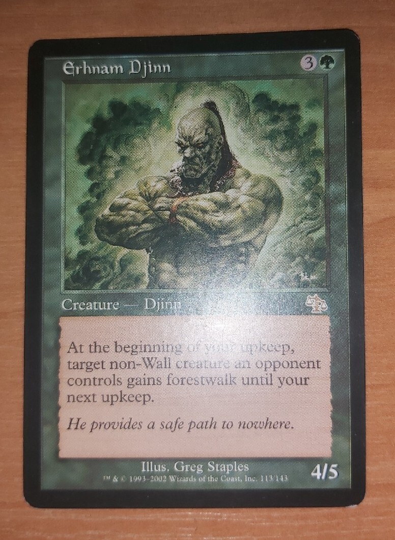 Karta Erhnam Djinn. Magic The Gathering | Przemyśl | Kup teraz na ...