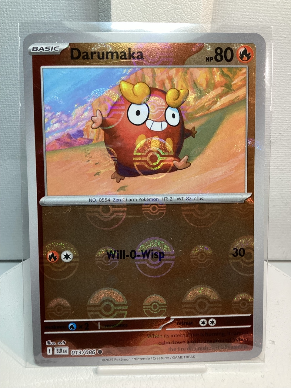 Pokémon TCG: Darumaka 013/086 Black Bolt & White Flare (Pokeball) | Warszawa | Kup teraz na ...