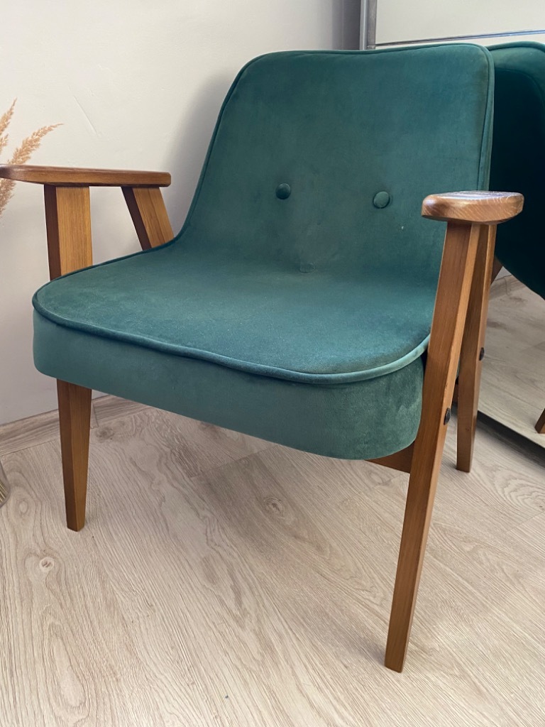 Fotel Retro Chierowski 366 PRL VINTAGE | Trzcinica | Kup teraz na ...